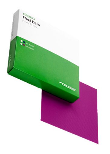 HySolate Flexi-Dam latexfri kofferdam, lilla, 30 stk, H009945- Dental ...