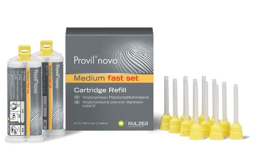 Provil Novo Medium Fast set 66008291, gul 2x50ml 12 blandespisser ...