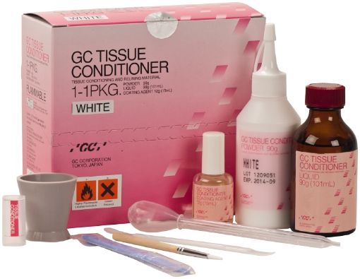 GC Tissue Conditioner White Intro 2895, 90g pulver 101ml liquid 15ml ...