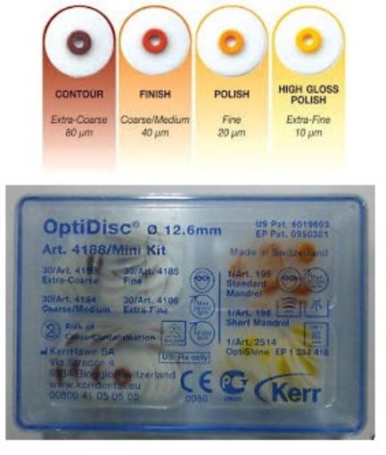OptiDisc Kit 4188, for polishing and finishing- Dental Direct