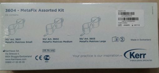 MetaFix Assorted Kit 3604, 50small 50medium 50large- Dental Direct