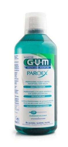 GUM Paroex Rinse 0,06% CHX 1702SCFNA, 500ml (12stk=1krt)- Dental Direct