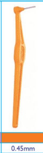 TePe Angle/orange 154620, 6stk 0,45mm (10pk=1eske)- Dental Direct