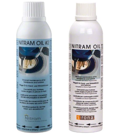 Nitram Oil Sirona NY DAC Oil 2 6259118, 200 ml blå boks- Dental Direct