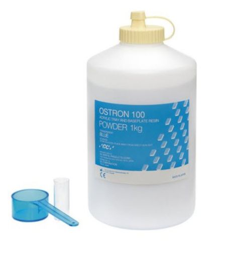 GC Ostron blue-transparent 000615, 1kg pulver- Dental Direct