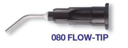 Premium flow universal tips 080 G20 (0,9mm), 100x sort m/metall spiss 0 ...