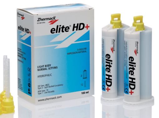 Elite HD+ Light Normal set Lysblå C203030***, 2x50ml patroner- Dental ...