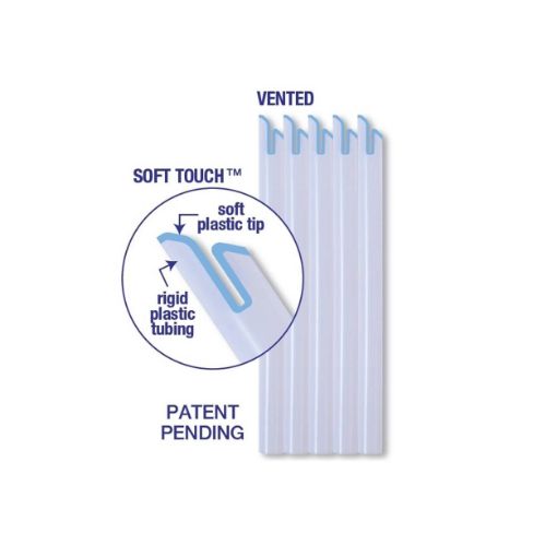 Disposable soft Touch NL001ST, 50stk hvit med blå tip- Dental Direct