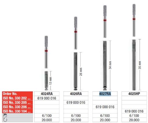 FG adaptor til RA short 4024RA, 6 stk- Dental Direct