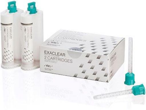 GC Exaclear 012792, 2x48ml 6 mix tips Size S- Dental Direct