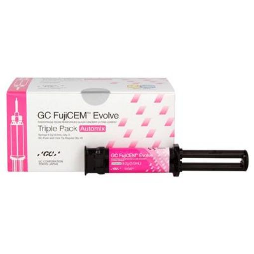 GC FujiCEM Evolve automix 12950, 3 x 9,2 g 45 x GC push and click tip ...