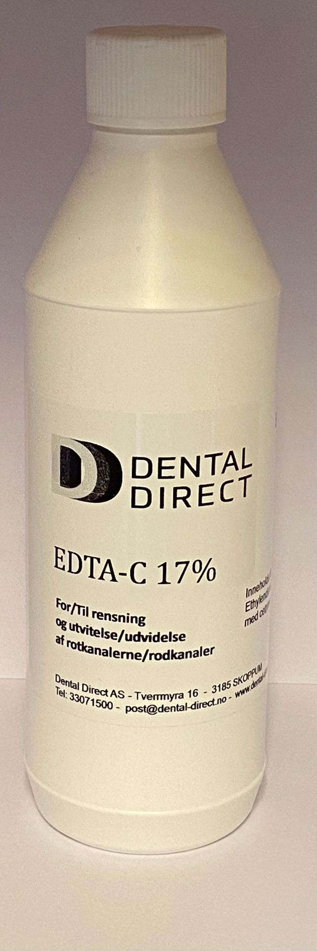 EDTA-C 17% 500ml, rotskylleveske ferdigblandet- Dental Direct