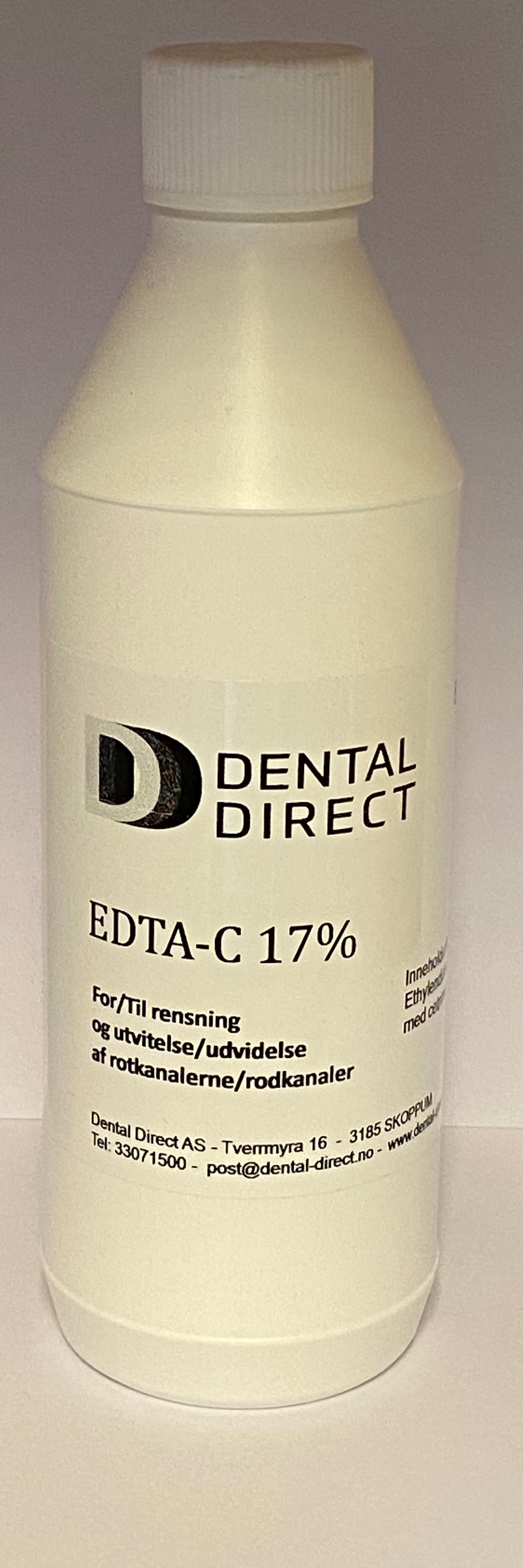 EDTA-C 17% 500ml, rotskylleveske ferdigblandet- Dental Direct