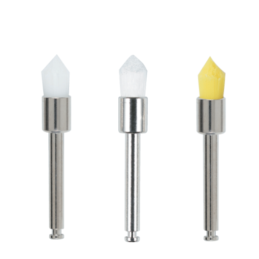 Prophy Brushes RA Regular Tapered, R-262T, 100 stk, Hvit- Dental Direct