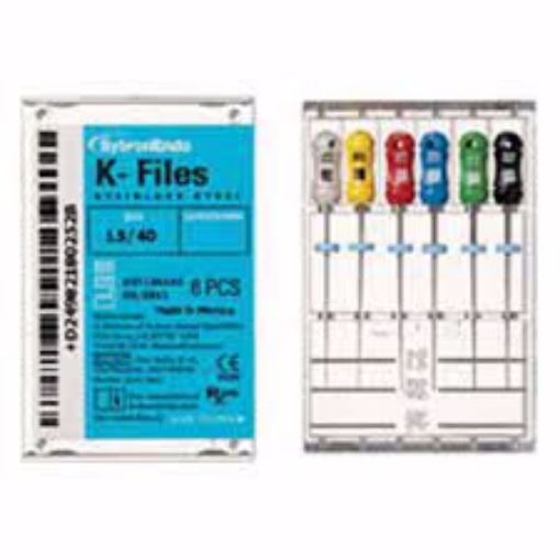 K-flex files assortert 15-40 30mm, 821-8030, 6 stk- Dental Direct