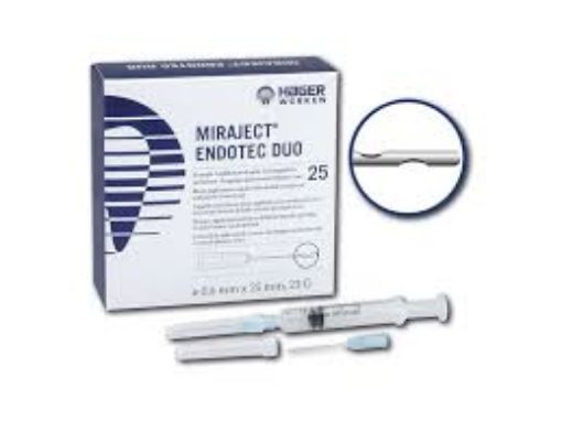 Miraject Endotec Luer Duo 25G 0,x25mm 254231, 25stk hull/begge sider ...